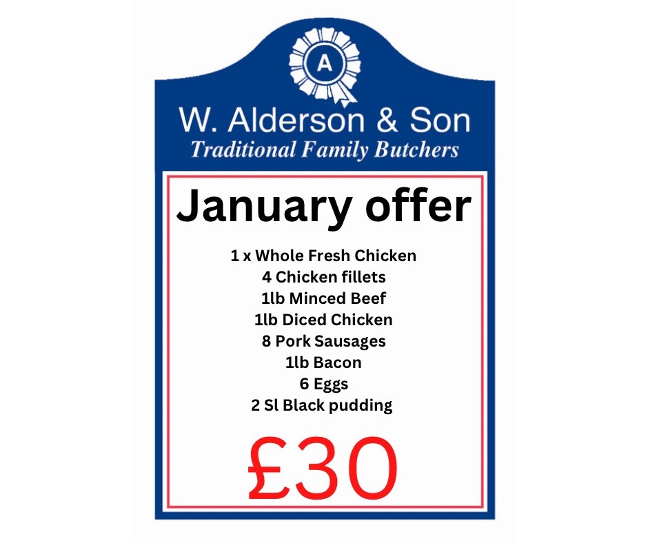 W. Alderson & Son Family Butchers, Cockerton Village, Darlington